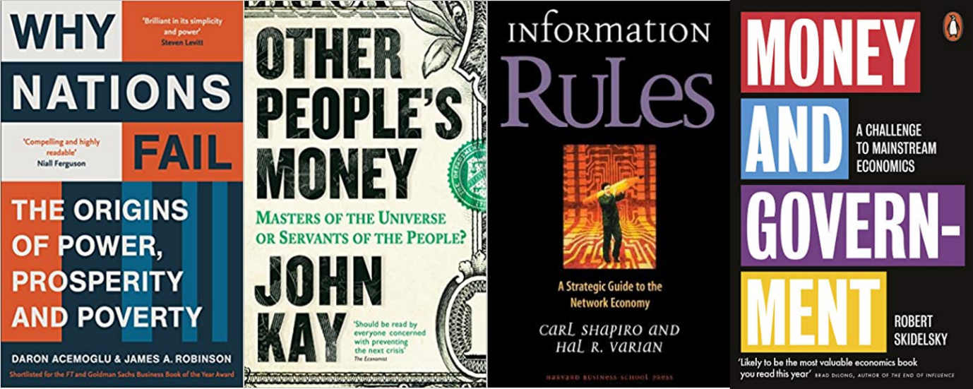 Four Economics Books for Building Mental Muscle - Marcellus